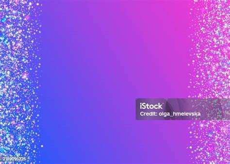 카니발 효과 네온 반짝이 떨어지는 포스터 눈부심 추상 템플릿입니다 디지털 배너 보라색 3d 반짝이 레이저 패턴 파티 페이퍼 핑크 카니발 효과 0명에 대한 스톡 벡터 아트 및