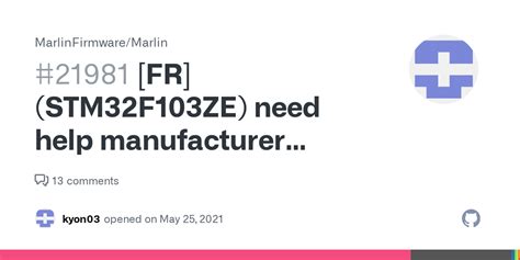 Fr Stm32f103ze Need Help Manufacturer Lacking Supports · Issue 21981 · Marlinfirmware
