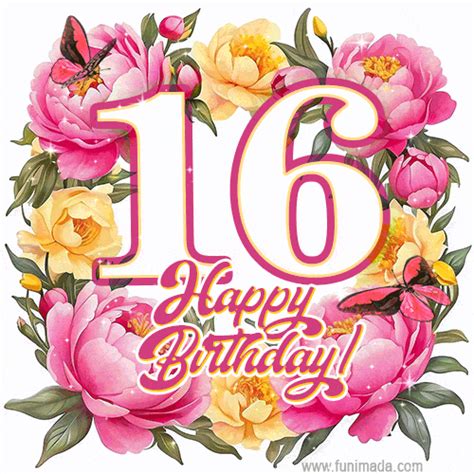 Happy 16th Birthday Animated S Download On