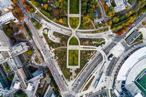 University Of Washington Multimodal Intersection From Above Rinfrastructureporn