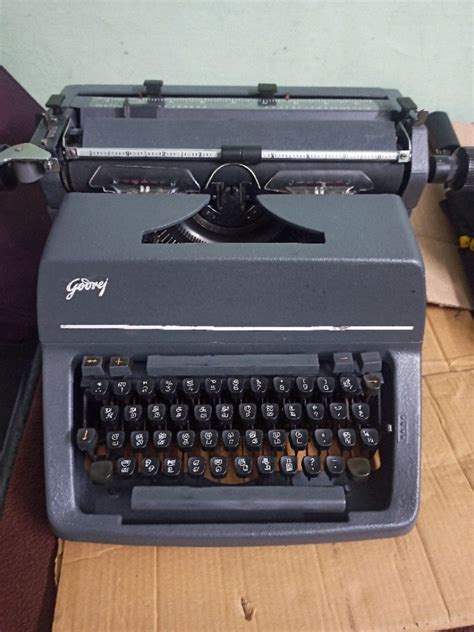 Manual Gray Godrej Typing Machine At Best Price In Salem ID 24141225388
