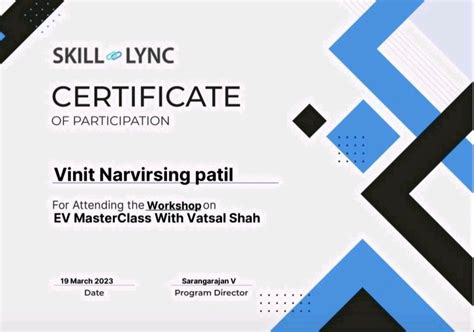 vinit patil on linkedin skilllynccertificate skilllync