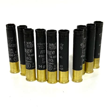 410 Gauge Black Empty Shotgun Shells Spent Hulls Fired Casings N