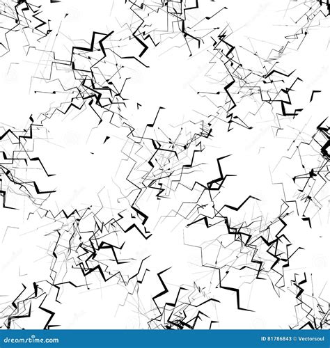 Geometric Abstract Art Edgy Angular Rough Texture Stock Vector