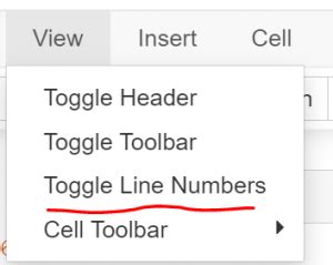 How To Show Line Numbers In Jupyter Notebook Cells Predictive Hacks