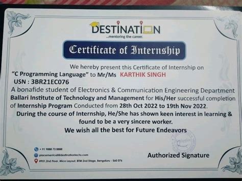 Karthik Singh On Linkedin Thrilled To Announce The Completion Of My C