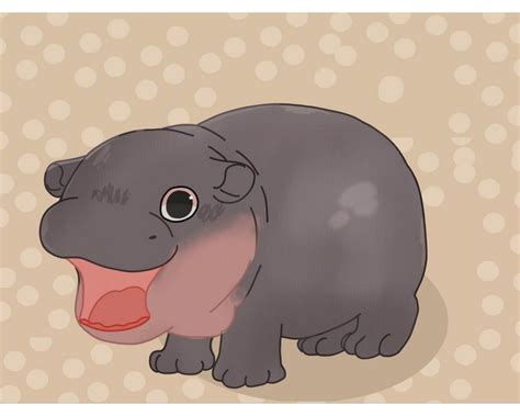 62 Creative Artworks Inspired By Moo Deng The Hippo Artistic Haven