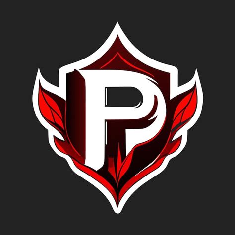 P 로고 디자인 또는 문자 P 로고 디자인 프리미엄 벡터