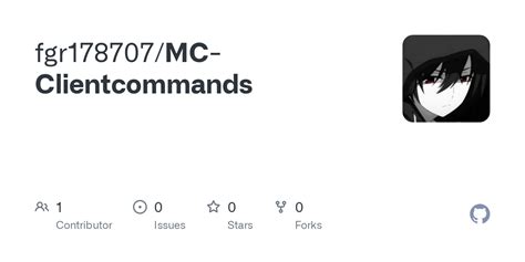Github Fgr178707mc Clientcommands