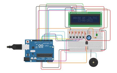 Circuit Design Copy Of Digital Clock Fin Tinkercad