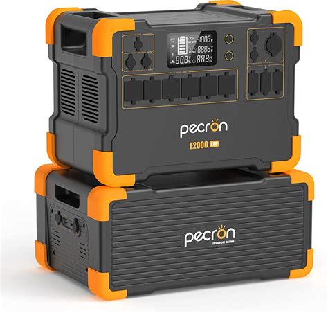 Pecron E2000lfp 2000w Portable Power Station With Eb3000 Expansion Battery Expand To 4992wh