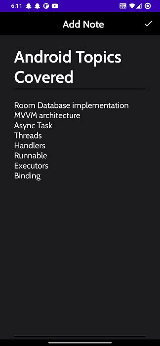 Github Shravanchilkamynotes Notes Application Implemented Using Room Database Mvvm