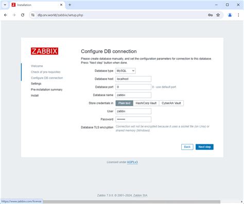 Ubuntu 2404 Zabbix 70 Initial Setup Server World