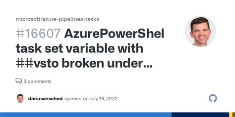 Azurepowershell Task Set Variable With Vsto Broken Under Ubuntu 1804