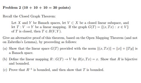 solved problem 2 10 10 10 30 points recall the