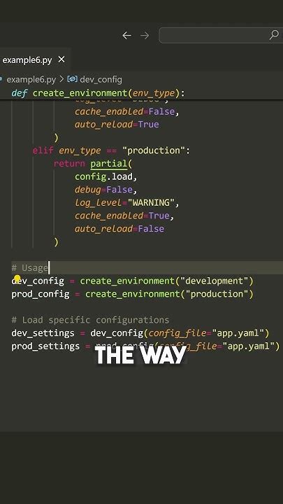 🔥 Create An Environment Function In Python Using Functoolspartial