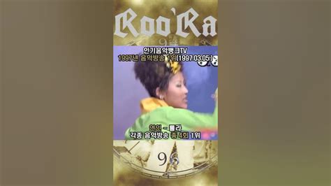 연인 룰라 1997 03 05 ~ 각종 음악방송 총 4회 1위 1위곡 룰라 이상민 김지현 채리나 Youtube