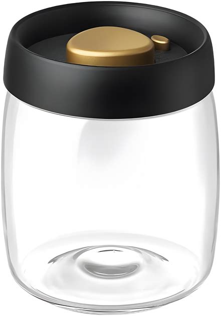 Банка для кави з вакуматором 900мл ємність контейнер для зберігання кави сипучих або чаю скляна