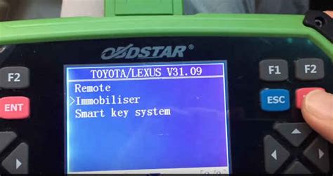 Toyota Hilux 2010 G Chip 72 All Key Lost Program By OBD OBDSTAR Key Master Auto Repair