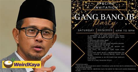 Johor Sex Party Poster Goes Viral Online Msians Warned To Stay Away