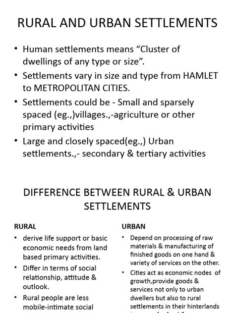 Clustered Settlements Pdf Urban Area Economies