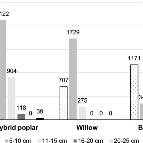 Deadwood Diameter Distribution By Srf Plantations Download Scientific
