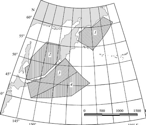 A Map Of The Areas That Were Studied In The Upper Epipelagic Zone Of