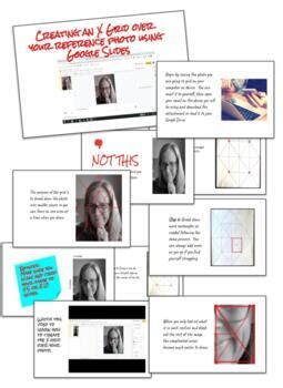 Gridding A Photo For Drawing Using An X Grid Middle Babe Art High Babe Inside Out Art