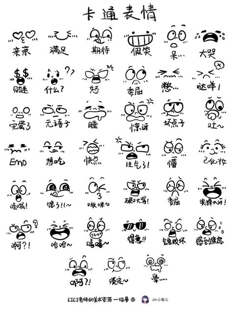 儿童人物表情简笔画怎么画（漂亮12张） 简笔画图片大全