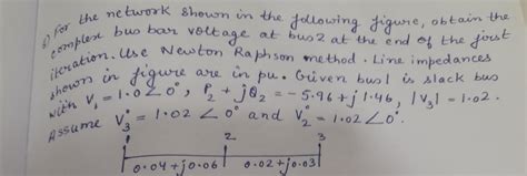 Solved For The Network Shown In The Following Figure Obtain Chegg Com