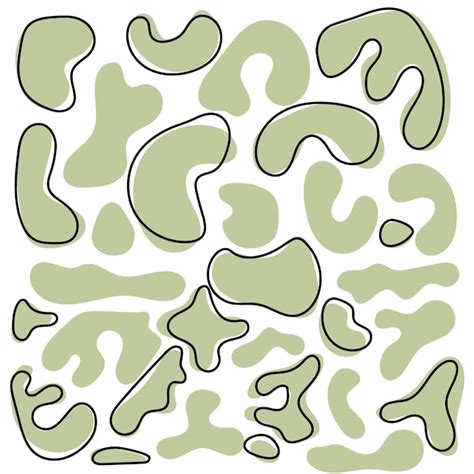 Premium Vector Abstract Geometric Free Form Pattern