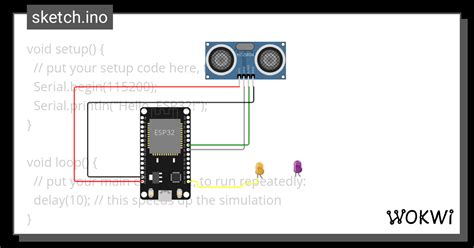 งานที่ 6 wokwi esp32 stm32 arduino simulator