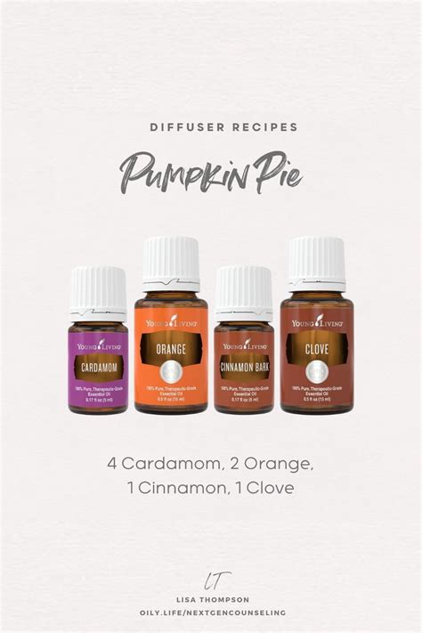 Pumpkin Pie Essential Oil Diffuser Recipe Artofit