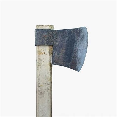 3d Model Long Axe Scan Vr Ar Low Poly Cgtrader