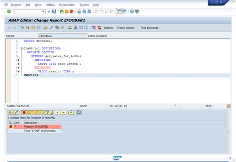creating private method doesn t work · issue 188 · exercism abap · github