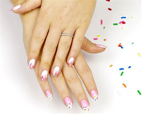Video Sprinkle Drip Nail Art Design The Lindsay Ann
