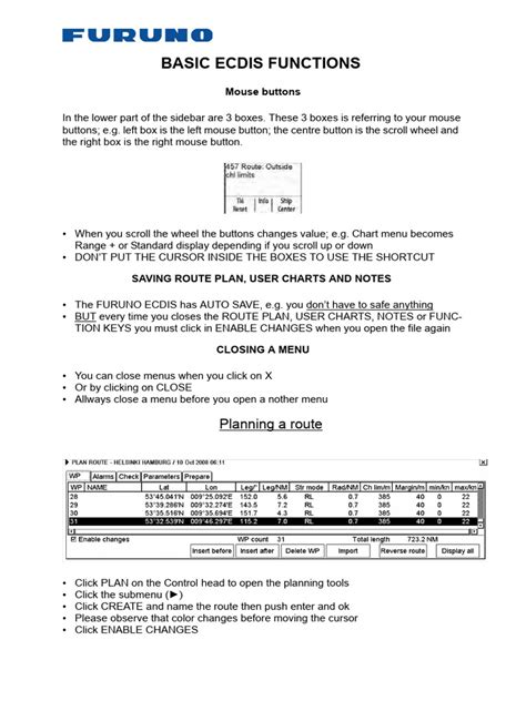 02 Basic Ecdis Functions 20 Pdf Menu Computing Cursor User