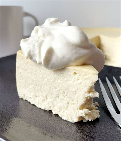 Creamy Crustless Cheesecake A Day In The Kitchen Healthy Cheesecake