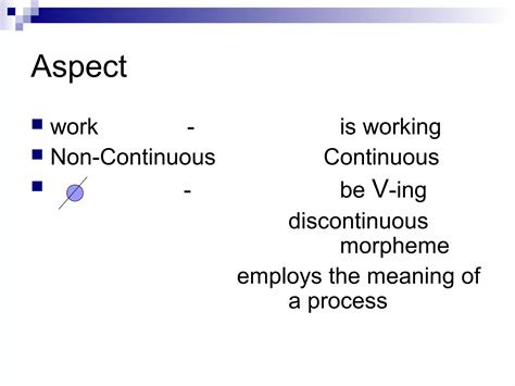 The Verb Classification Ppt