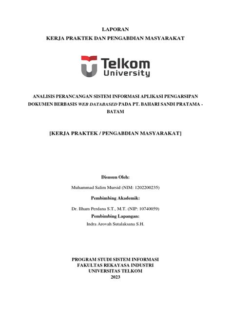 analisis perancangan sistem informasi aplikasi pengarsipan dokumen web