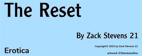 The Reset Erotica Sex Story