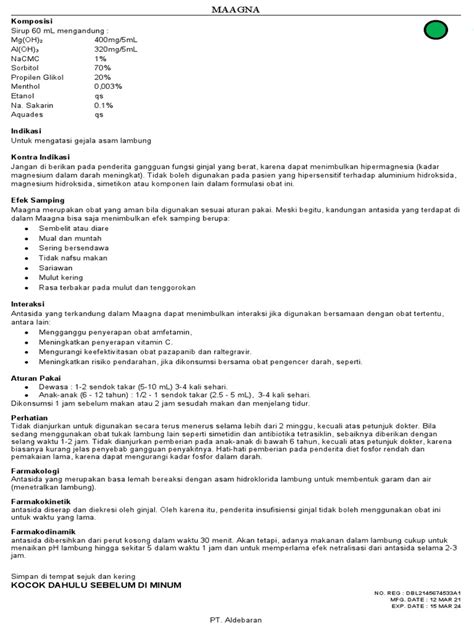 Detail Contoh Brosur Obat Koleksi Nomer