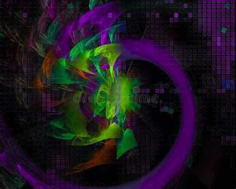Abstract Energy Effect Fantasy Pattern Mystery Fractal Party Colorful