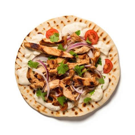 Premium Ai Image Top View Minimalistic Of An Isolated Chicken