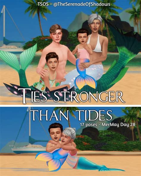 29 Ties Stronger Than Tides Mermay 28 Sims 4 Mermaid Poses Tsos