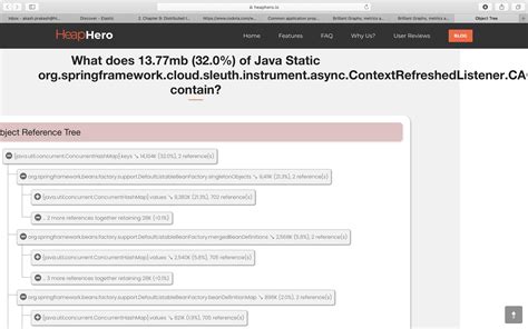 java spring cloud sleuth memory leak issue stack overflow