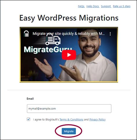 Migrate A Copy Of Your Wordpress Site Using Migrate Guru Elementor