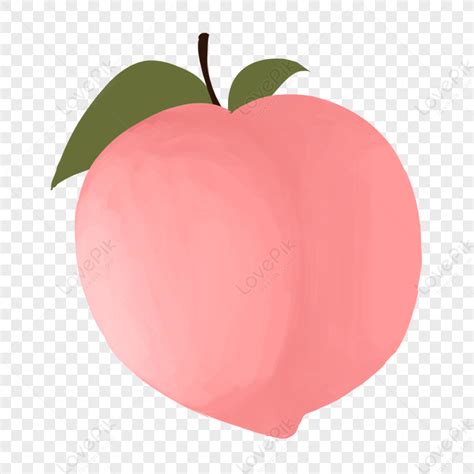 복숭아 Png 일러스트 무료 다운로드 Lovepik