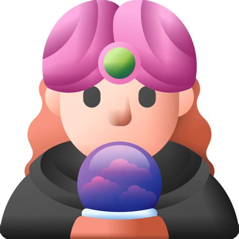 Fortune Teller 3d Color Icon