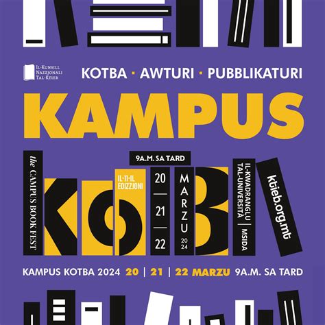 Il Festival Tal Ktieb Fuq Il Kampus Jiftaħ Għada Mt